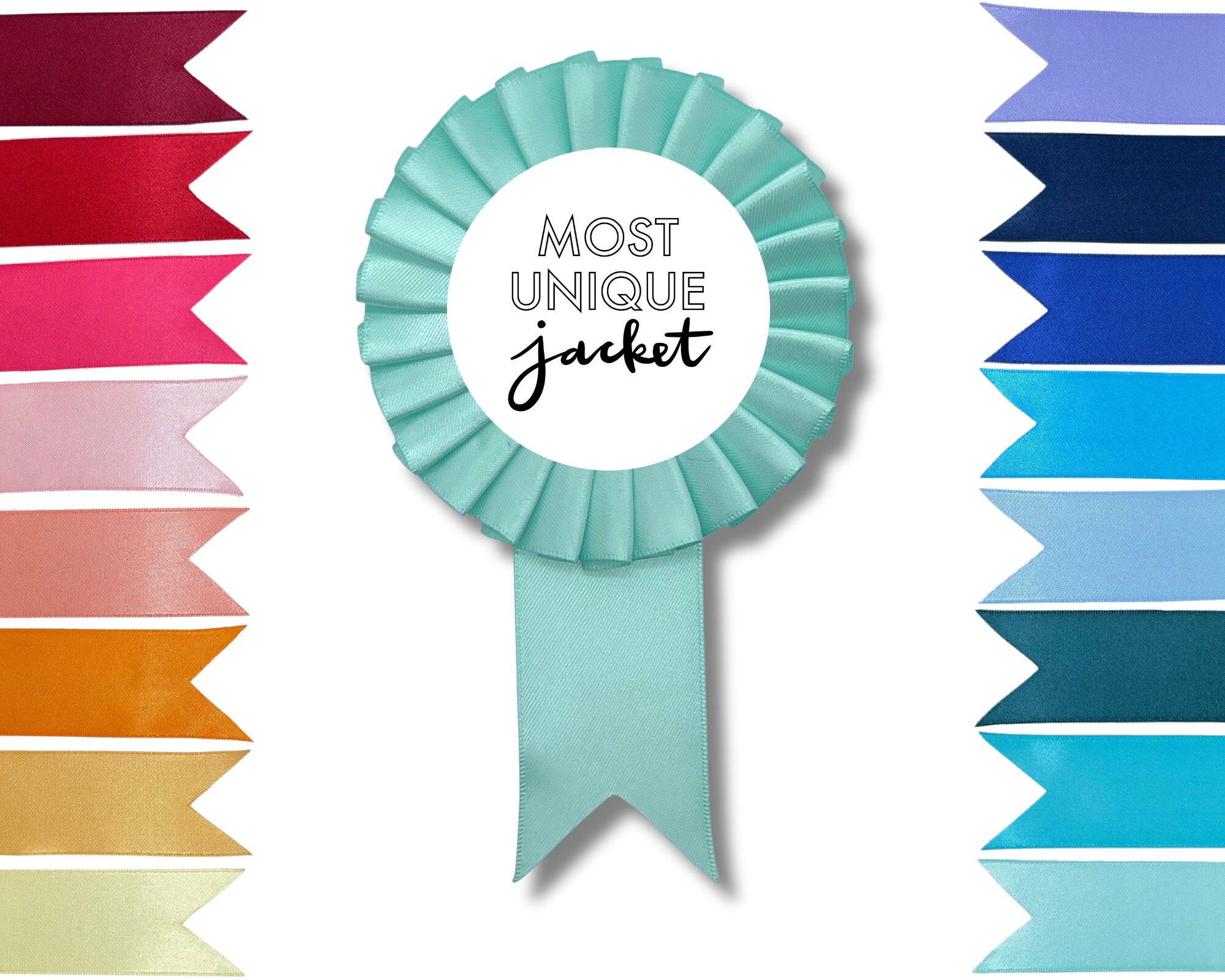 Most Unique Jacket Satin Award Ribbon - Etsy