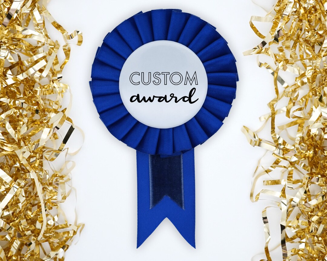 CUSTOM Satin Award Ribbon Personalized Limited Edition Style - Etsy