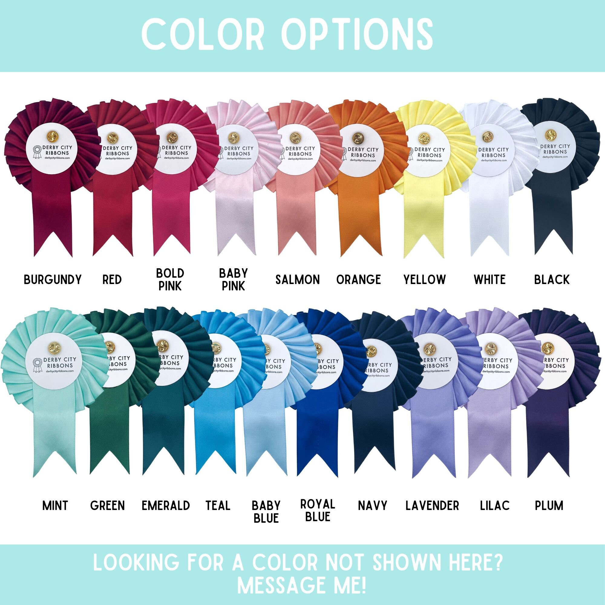 1st Place Satin Award Ribbon - Etsy