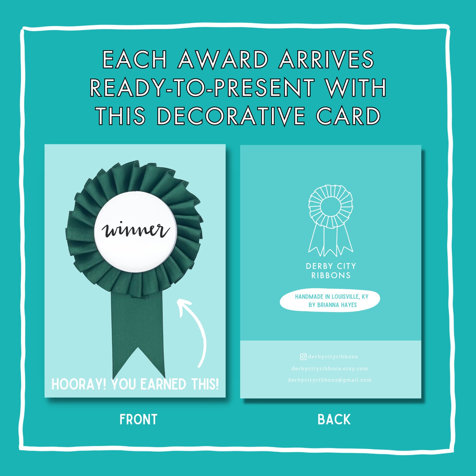 CUSTOM Satin Award Ribbon Single Tail - Etsy