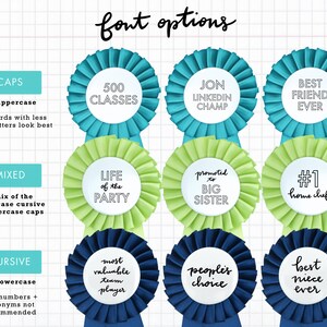 CUSTOM Satin Award Ribbon - No Tail - Etsy