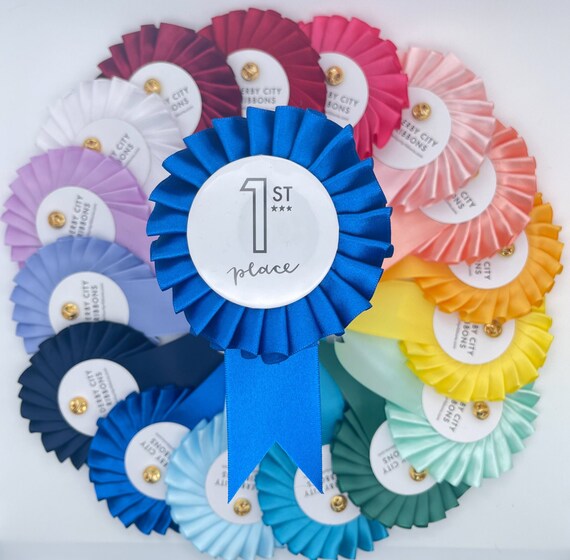 1st Place Satin Award Ribbon | Etsy