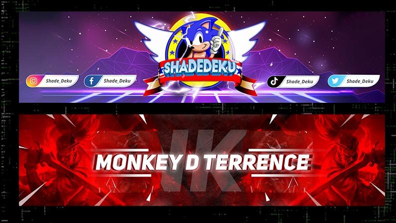 Custom Banner Design - Twitch Banner, Youtube Banner, Kick Profile Banner, Twitter Banner ...