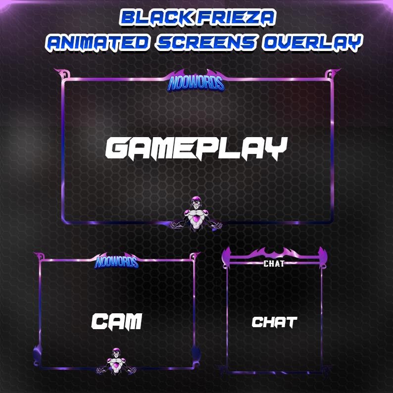 Stream Overlay + Twitch Panels / Dragon Ball Z Layout / Customize ...