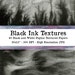 Black Ink Texture Digital Paper - Etsy