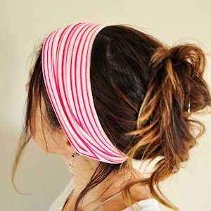 Stretchy Striped Headbands * 6 Colours * Stripy Stretch Headband ...
