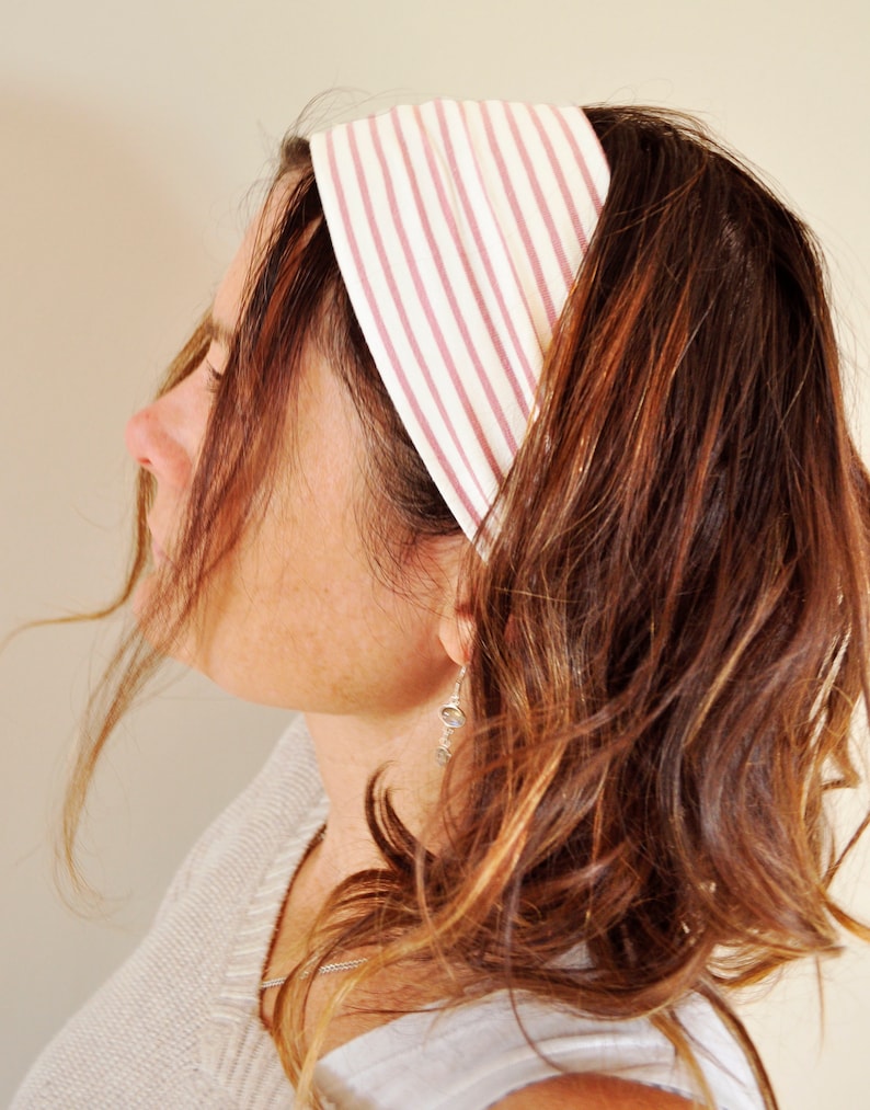 Stretchy Striped Headbands * 6 Colours * Stripy Stretch Headband ...