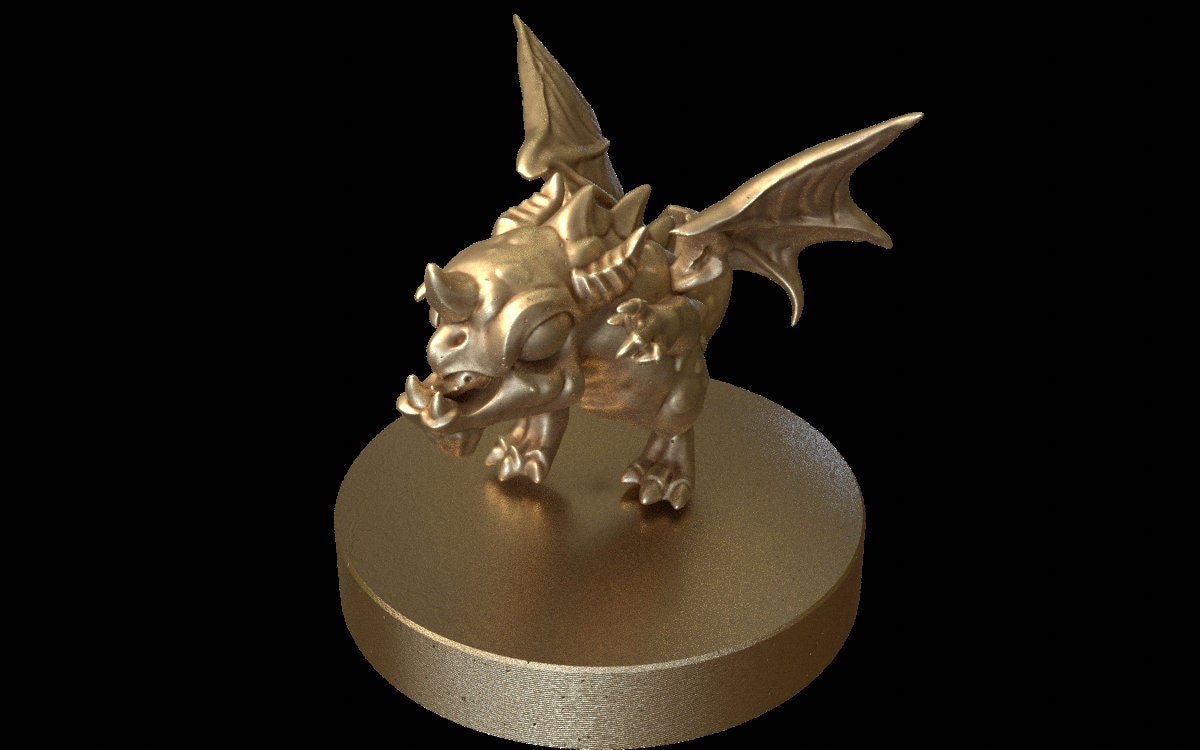 Toys & Games Whelp in Premium Bronze Metal Miniature 30mm-60mm-120mm ...