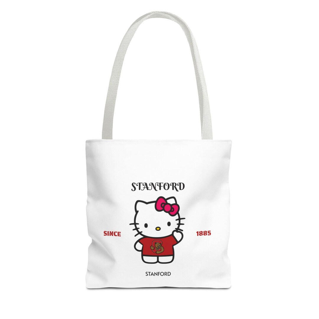 Stanford Hello Kitty Tote Bag, Stanford College Merch - Cute Travel Bag ...