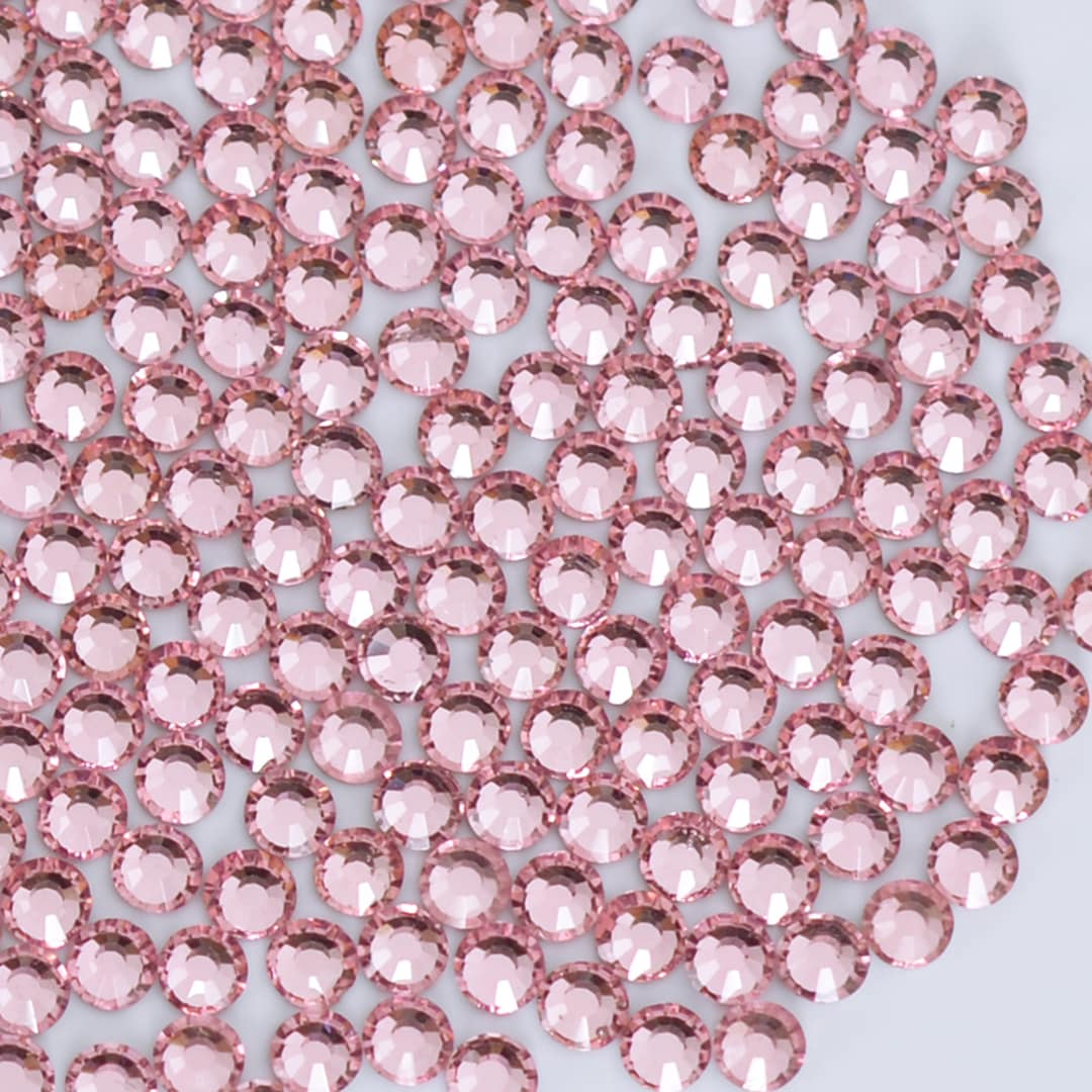 US Seller ; Light Pink Rhinestones /baby Pink Stones/ Flat Back ...