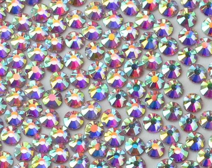 US Seller] Crystal AB/AB Crystal/flat Back Rhinestones /crystal Bulk ...