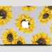 Sunflower MacBook Case Clear MacBook Air 13 MacBook Pro 16 2021 Mac Pro ...