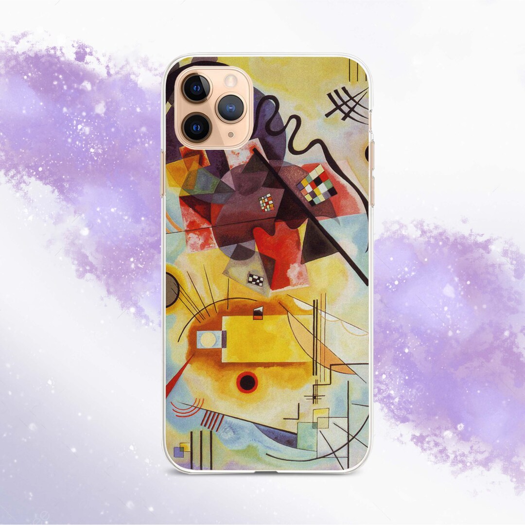 Kandinsky 'yellow-red-blue' Phone Case, iPhone 16 Pro Max, 15 Plus, 14 ...