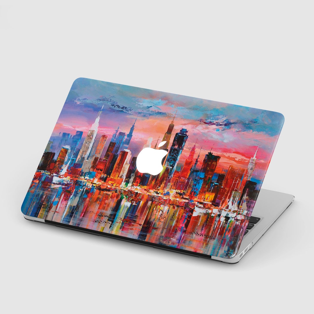 Oil Painting Art MacBook Case New York MacBook Pro 16 Mac Air 13 Hard ...