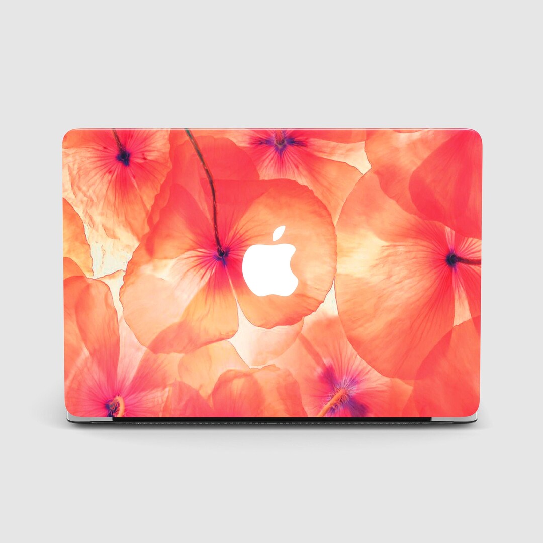 MacBook Case Poppy Mac Pro 13 M1 M2 MacBook Air 13 Red Flower Air 11 ...