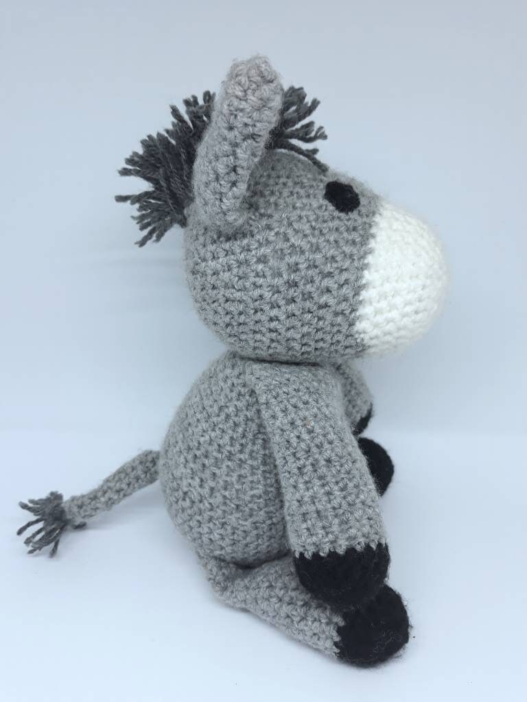 PATTERN - Dylan Donkey Crochet Pattern, Donkey, Animal, Farm, Stuffed ...