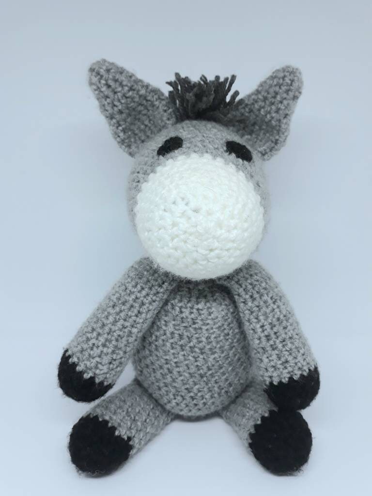 PATTERN - Dylan Donkey Crochet Pattern, Donkey, Animal, Farm, Stuffed ...