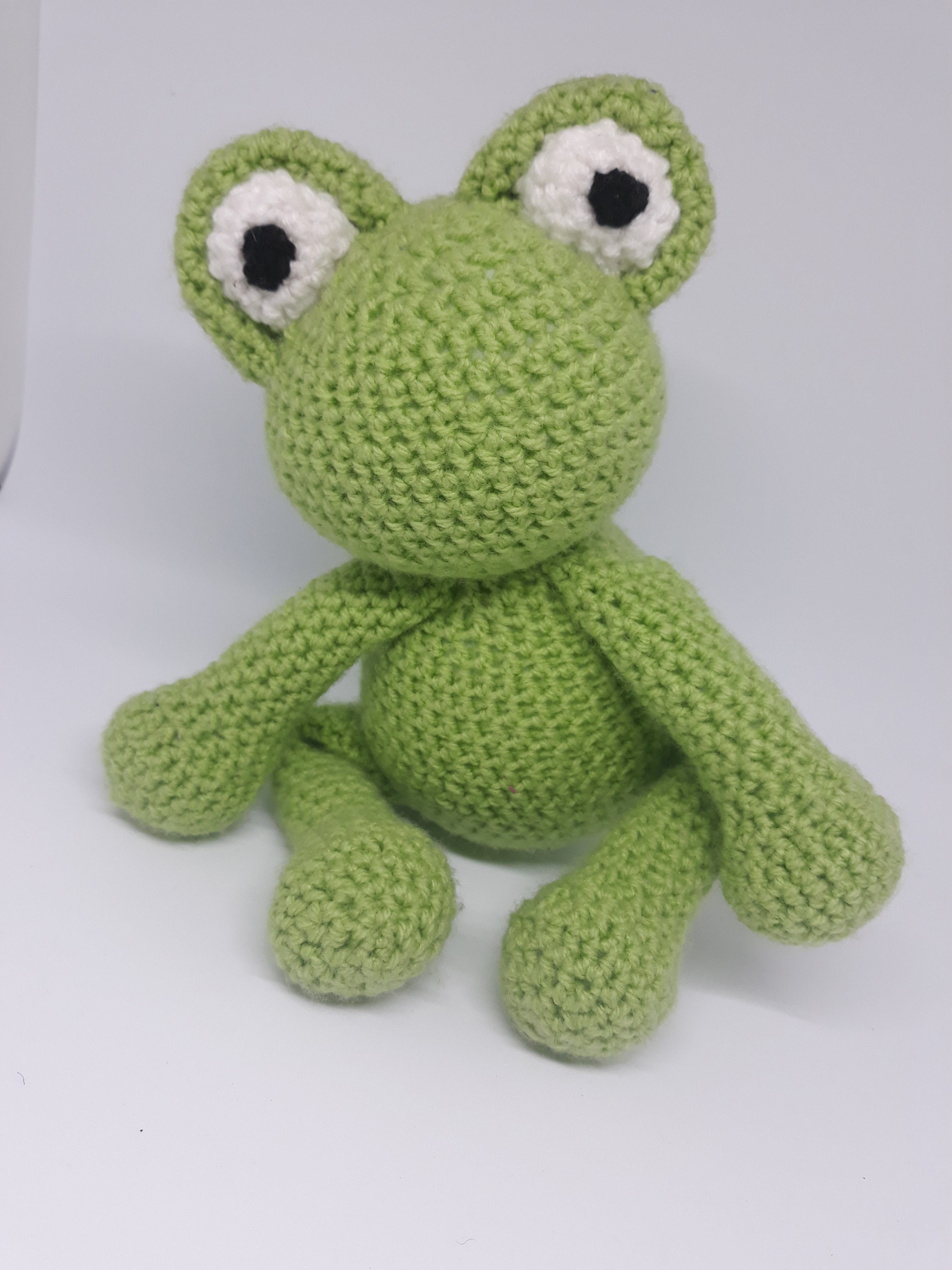 PATTERN - Trevor Frog, Crochet Frog Pattern, Green Frog, Stuffed Toy ...