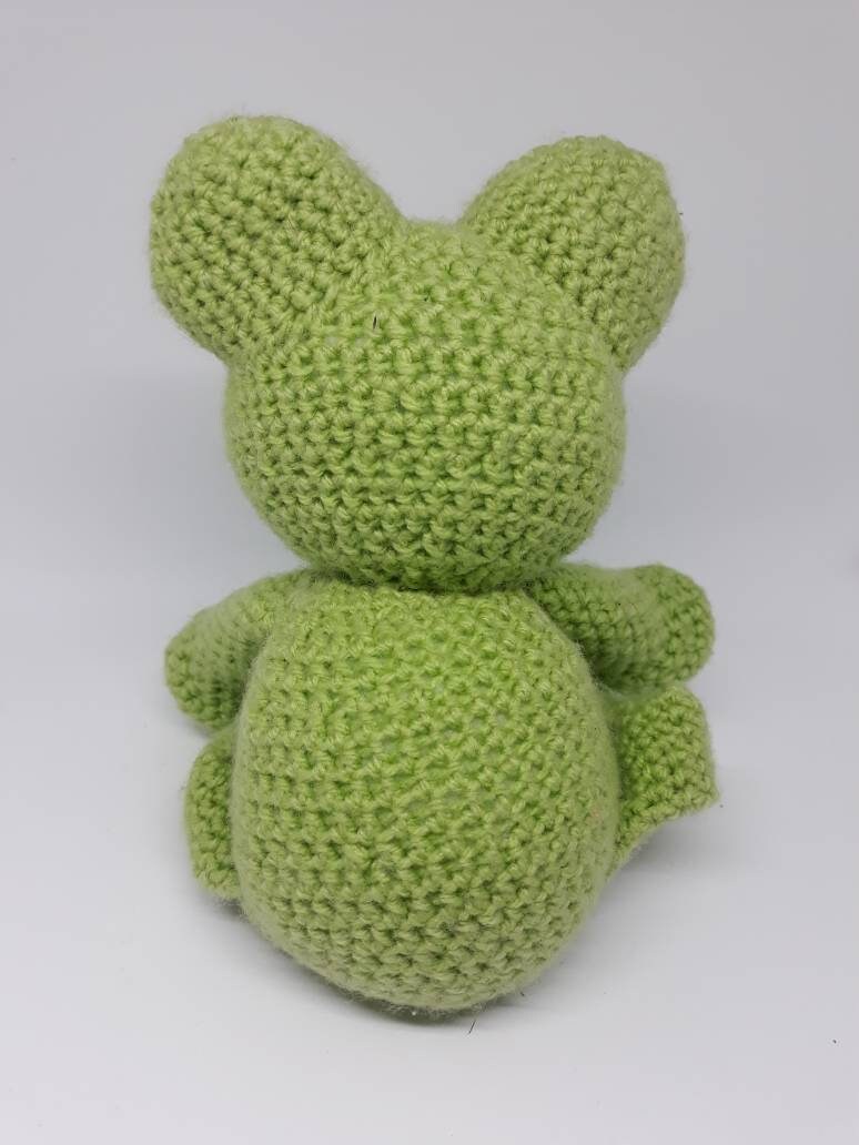 PATTERN Trevor Frog, Crochet Frog Pattern, Green Frog, Stuffed Toy ...
