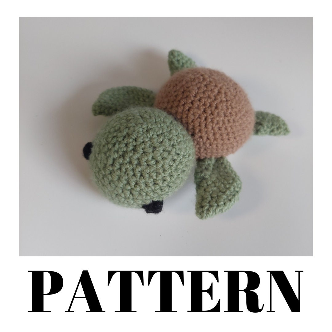 PATTERN- Tilly Turtle - Crochet Pattern, Animal, Crochet Pattern ...