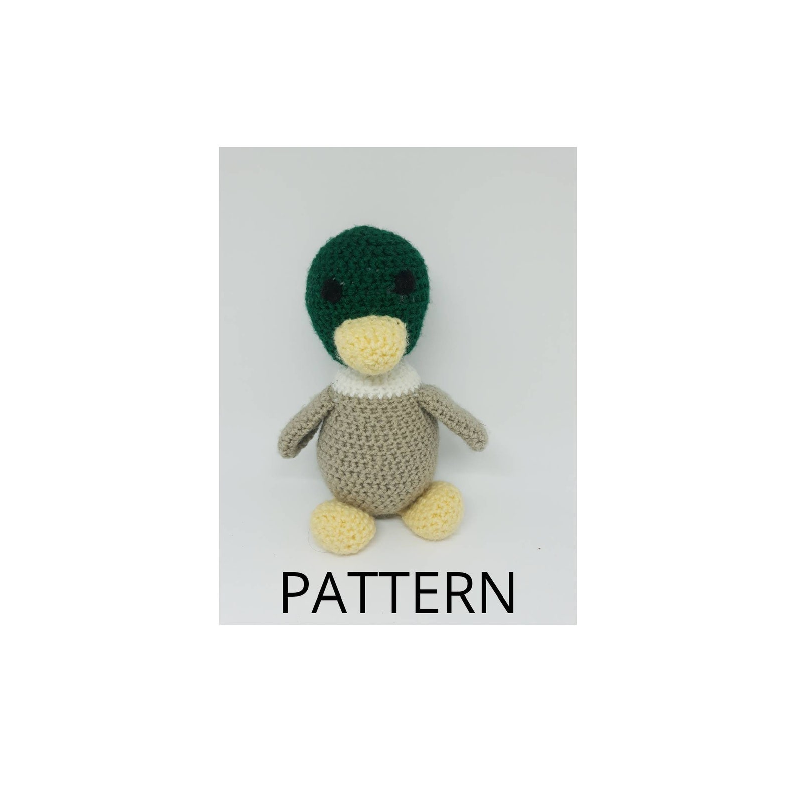 PATTERN - Daryl Duck Crochet Pattern, Duck, Crochet Duck, Pattern ...