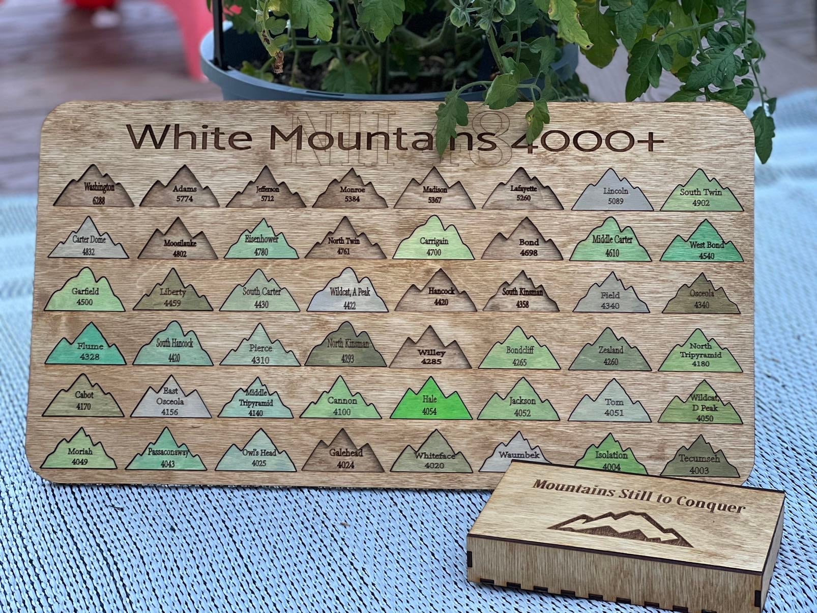 White Mountains Climbing Tracker - Etsy