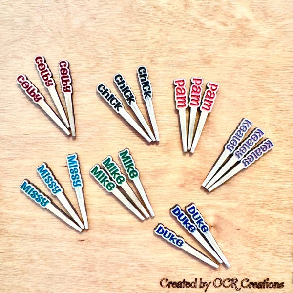 Personalized Name Cribbage Pegs - Etsy