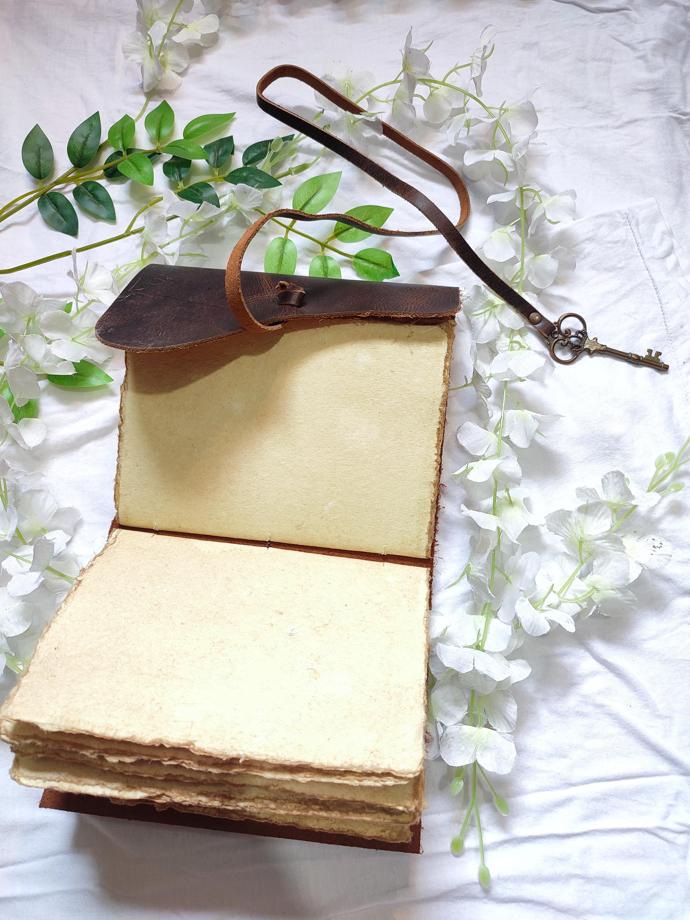 Handmade Genuine Buffalo Leather Antique Diary Vintage Journal With ...