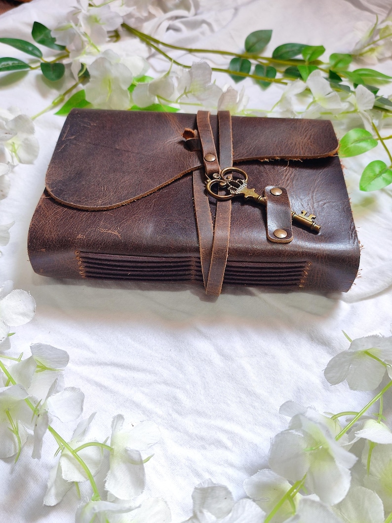 Handmade Genuine Buffalo Leather Antique Diary Vintage Journal With ...