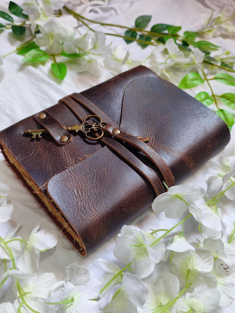 Handmade Genuine Buffalo Leather Antique Diary Vintage Journal With ...