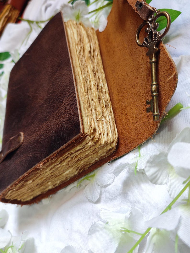 Handmade Genuine Buffalo Leather Antique Diary Vintage Journal With ...