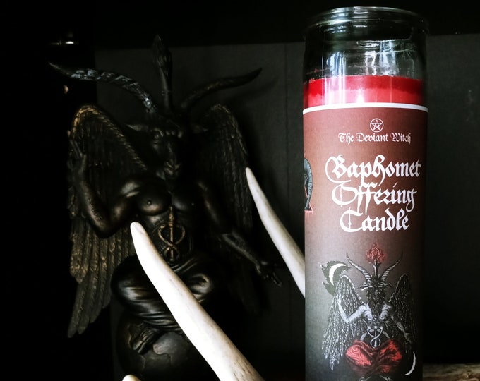 BAPHOMET OFFERING CANDLE Made to Order Deity Veneration Magick ...