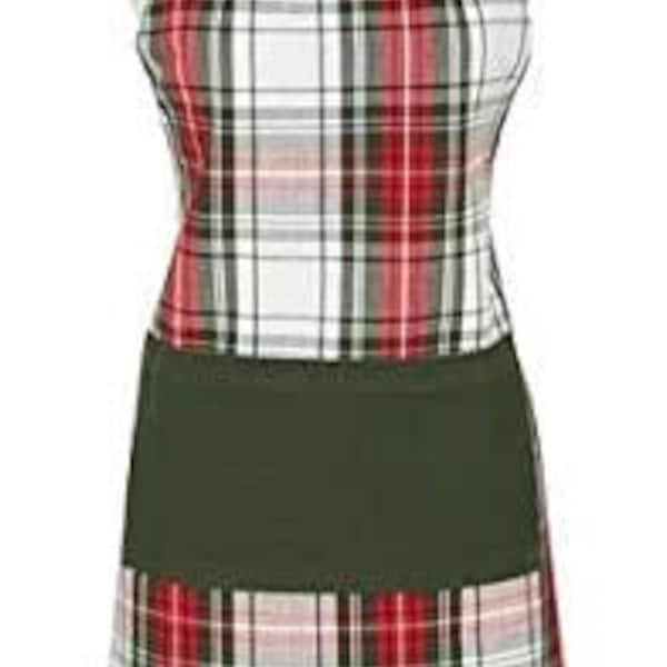 Plaid Apron - Etsy