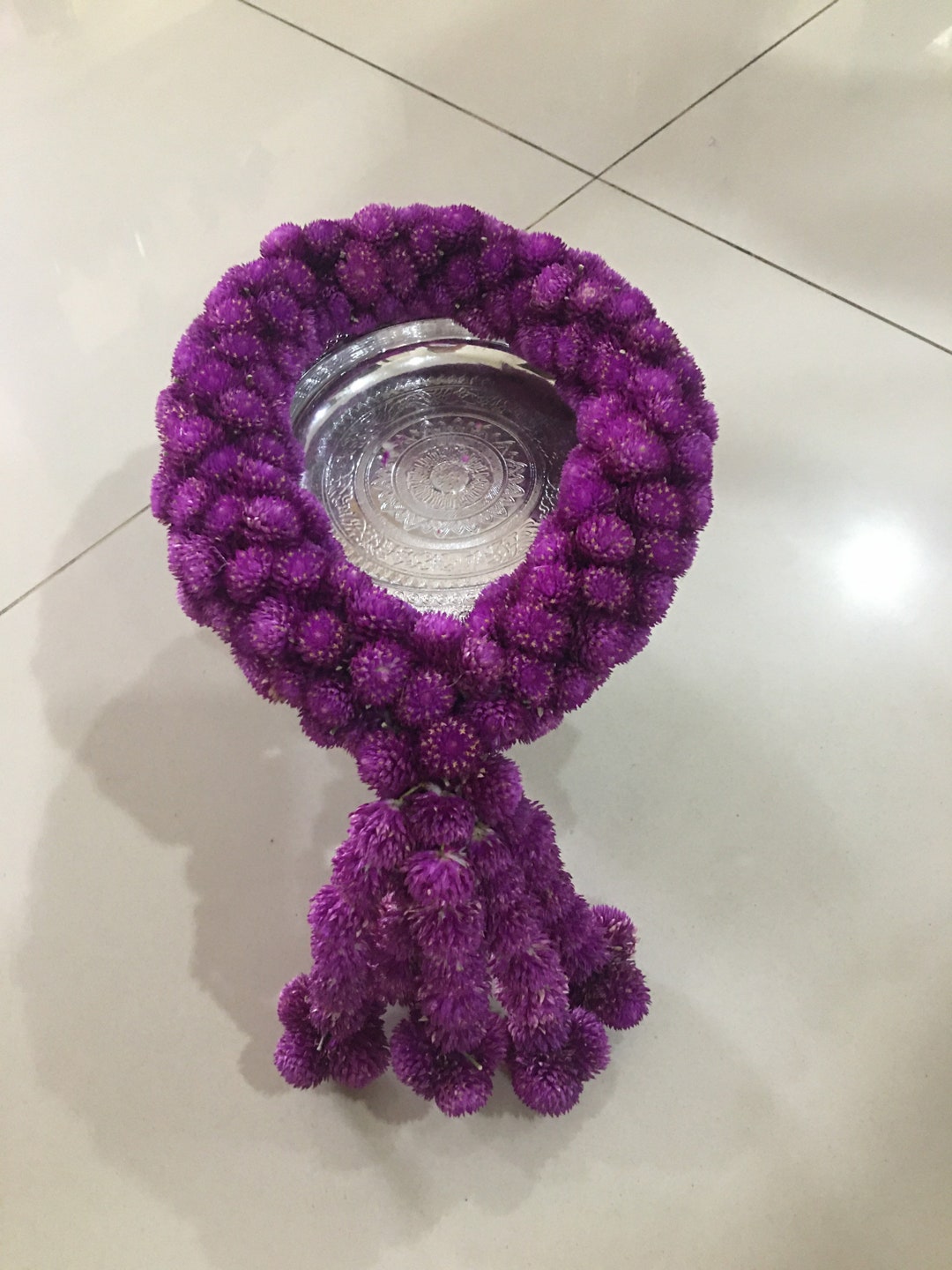 The Traditional Thai Flower (real Dried Purple Globe Amaranths Flowers ...