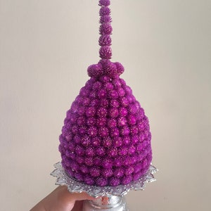 The Traditional Thai Flower (real Dried Purple Globe Amaranths Flowers ...