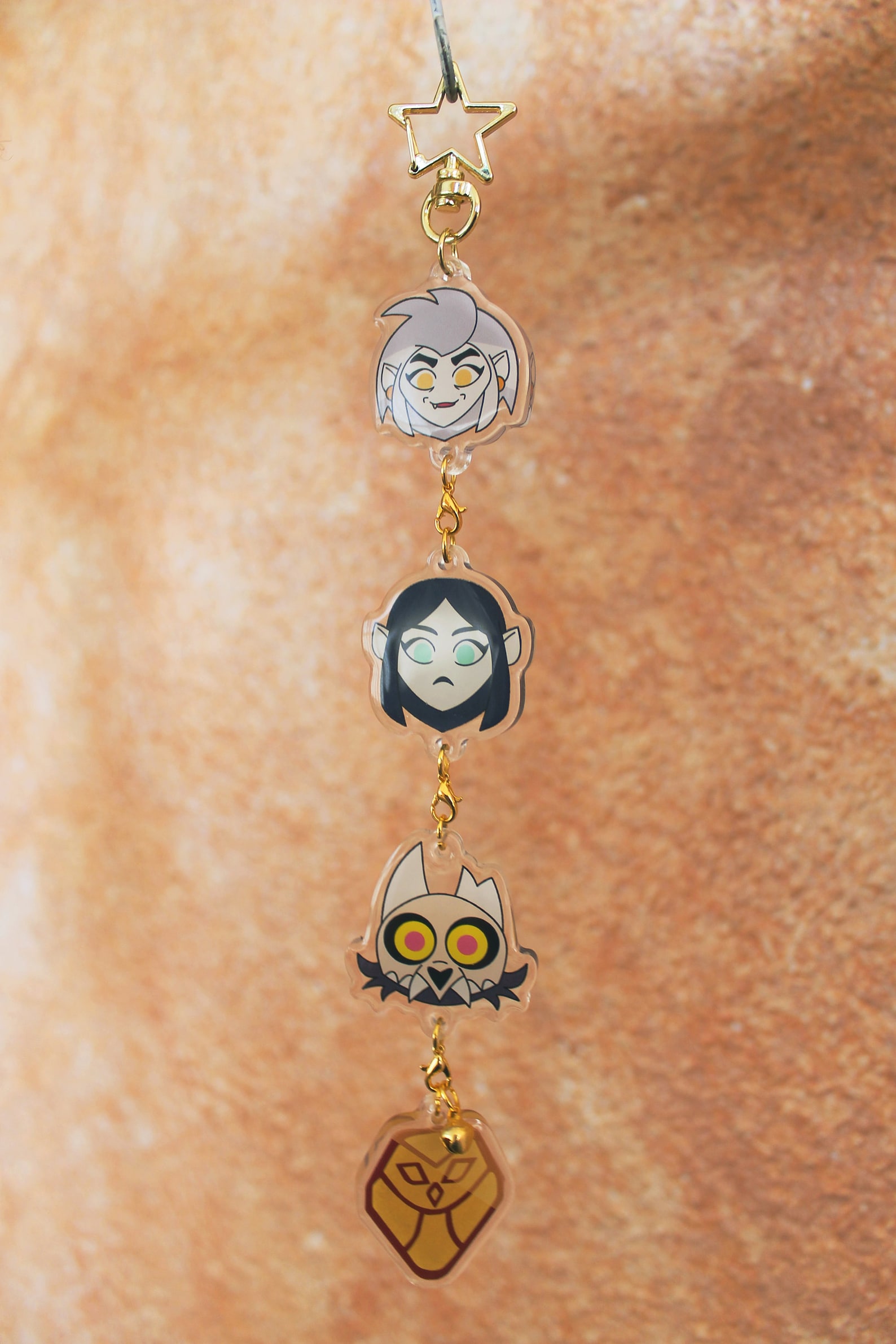 The Owl House Combinable Keychains & CLEAR Pins Luz, Amity, Lumity ...