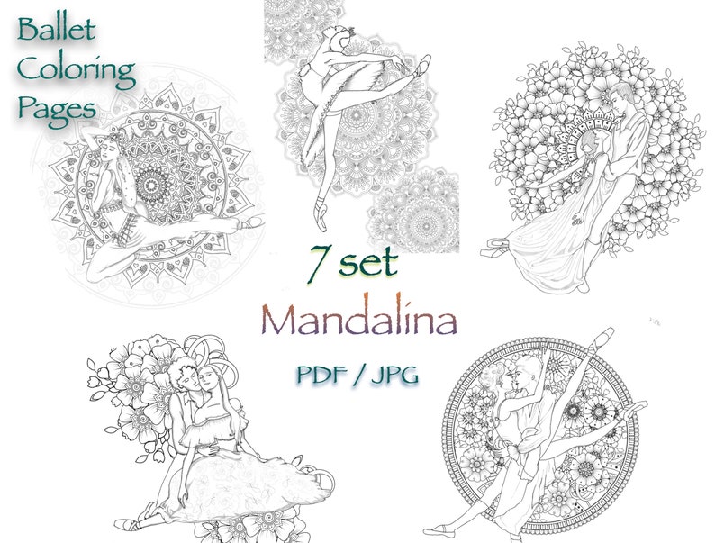 Mandala Printable Coloring Page for Adults L 7 Mandala - Etsy