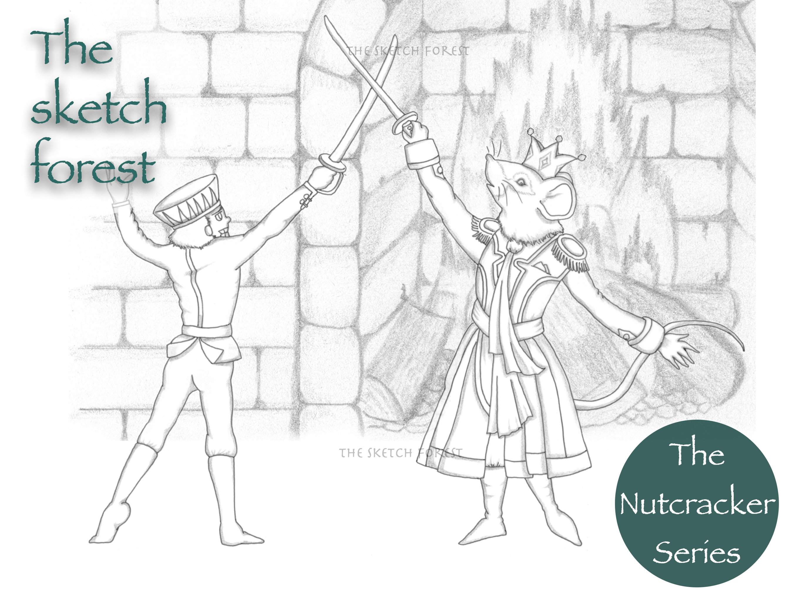 Nutcracker Mouse King Coloring Pages