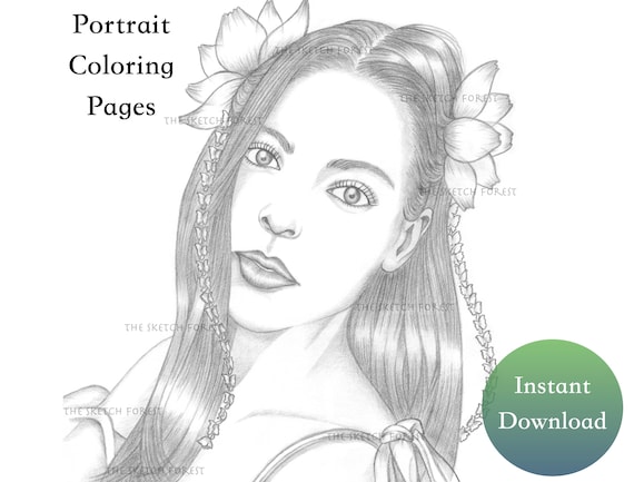 Printable Coloring Pages for Adults L Today is a Gift Ray L - Etsy