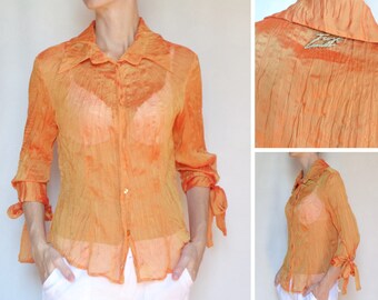 Mesh Button Up - Etsy