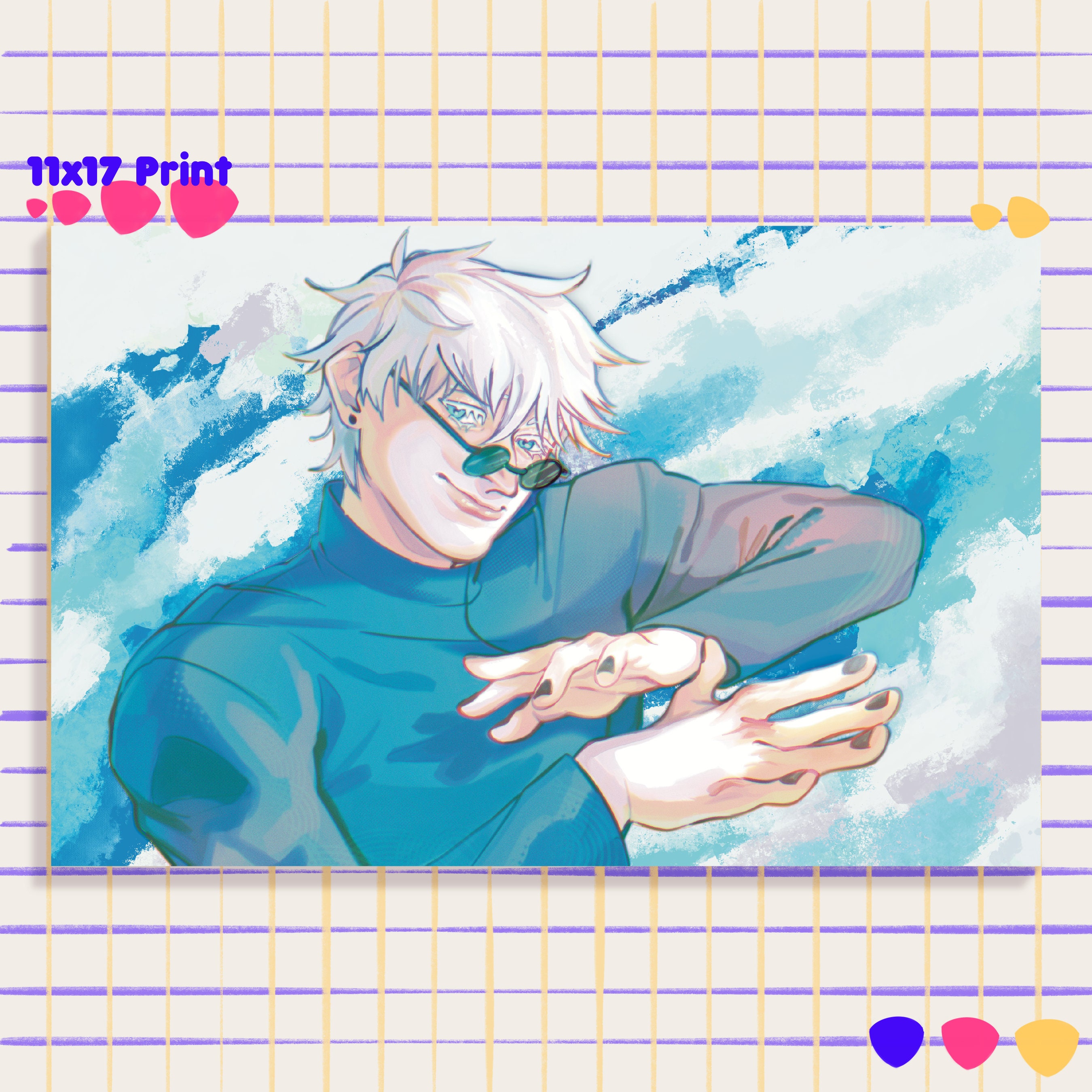 SALES Jujutsu Kaisen Print Gojo - Etsy