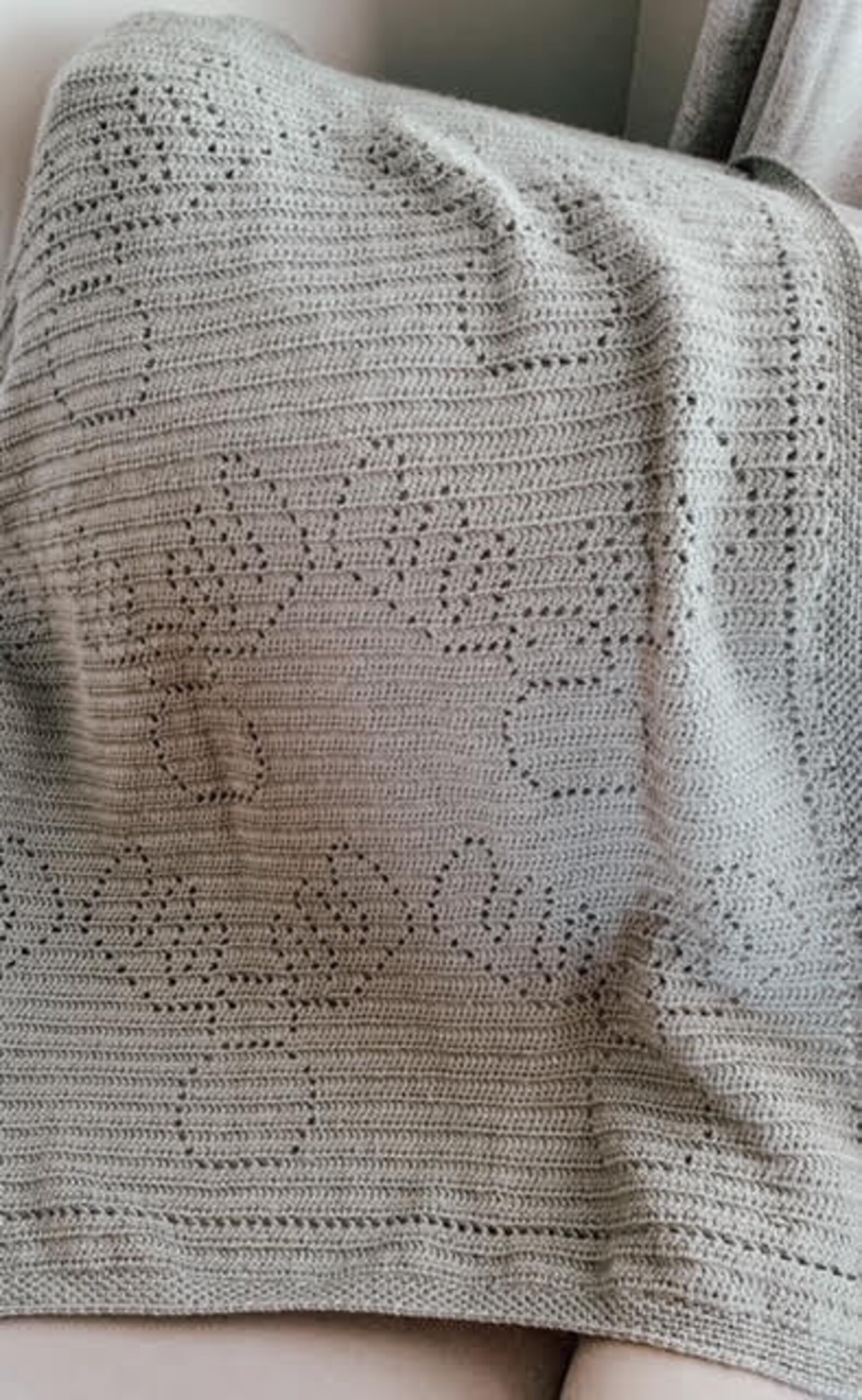 Moose Baby Blanket Crochet Pattern, Crochet Pattern, Filet Crochet ...