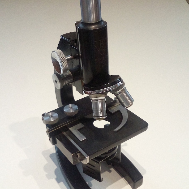 Vintage Microscope - Etsy