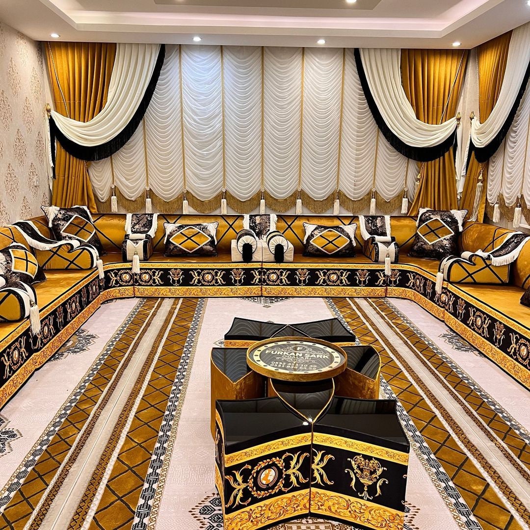 Bohemian Design, Oriental Floor Seating, Ethnic Sofa, Arabic Majlis ...