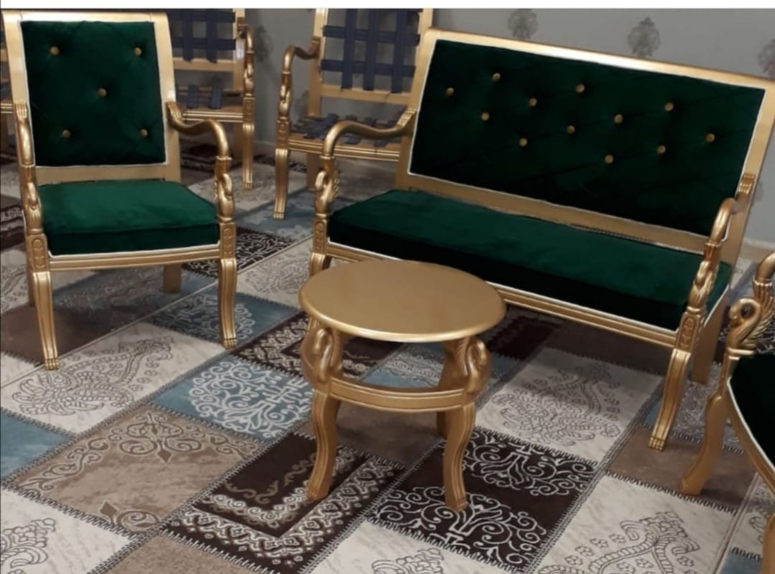 Red Arabic Majlis Sofa Setyellow Chair Table Set - Etsy