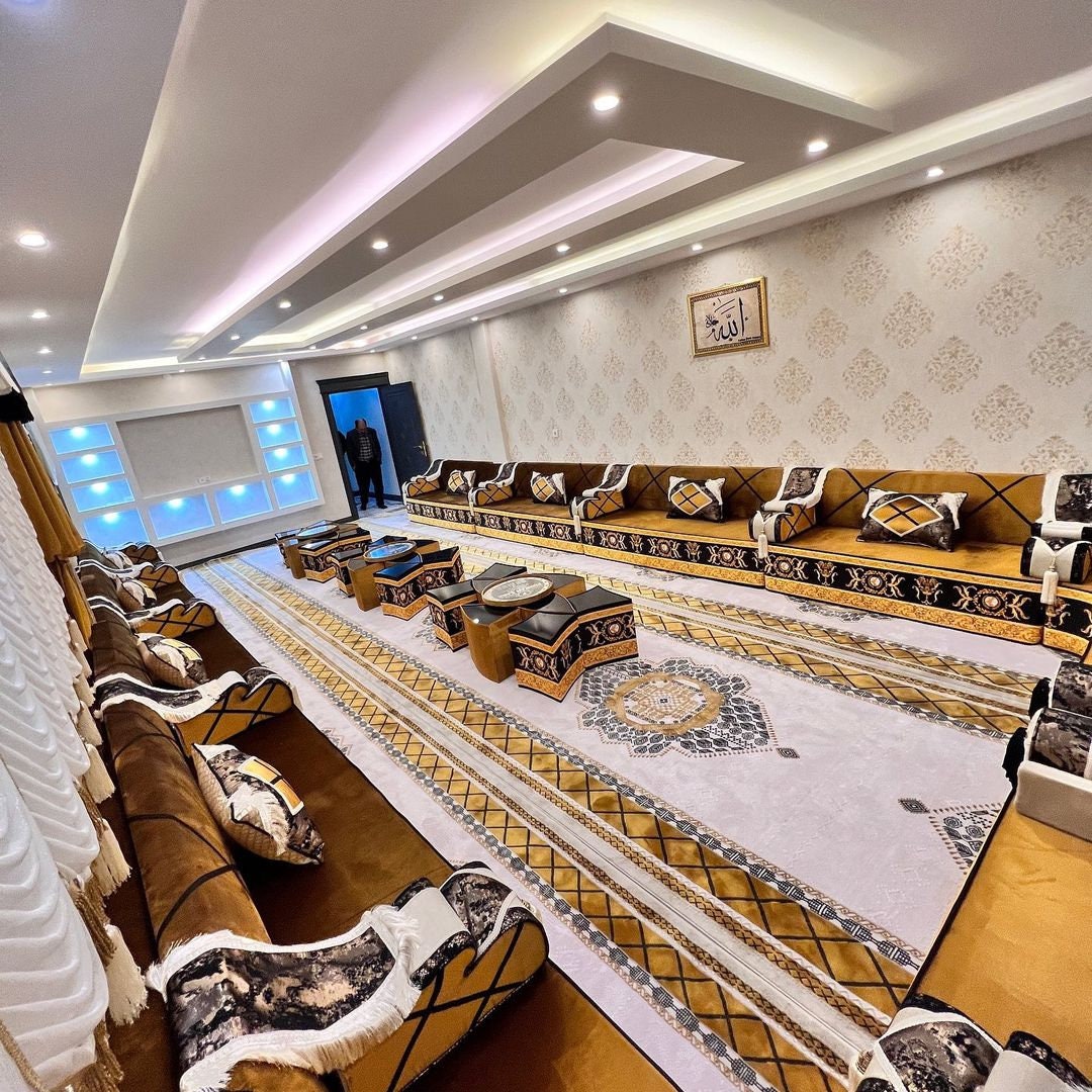 Bohemian Design, Oriental Floor Seating, Ethnic Sofa, Arabic Majlis ...