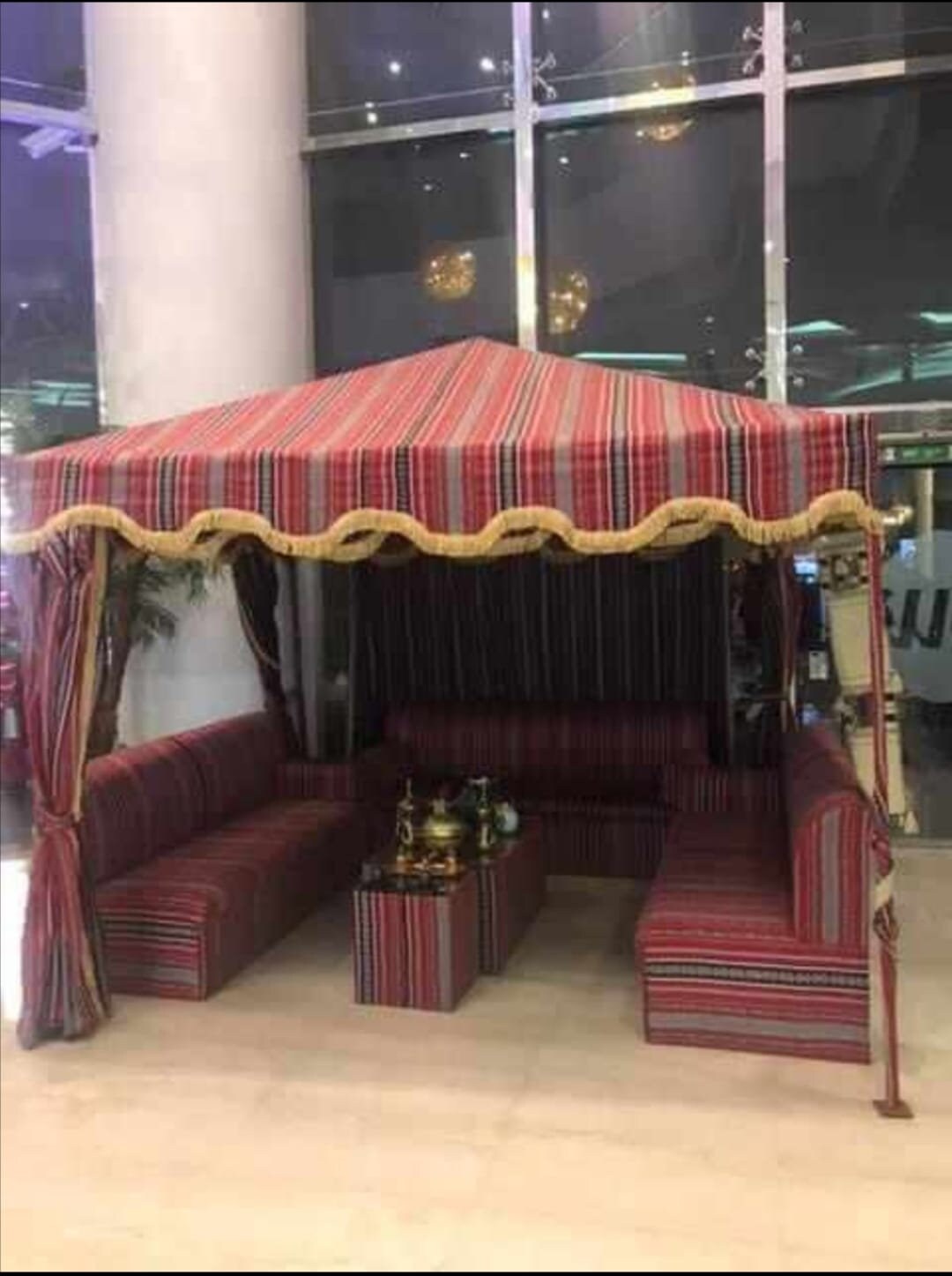 Red Oriental Arabic Majlis. Hookah Lounge Jalsa Set Floor - Etsy