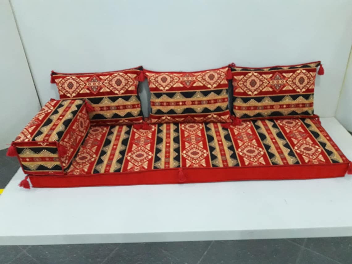 Oriental Floor Seating, Arabic Style Majlis Floor Sofa Set, Floor Couch ...