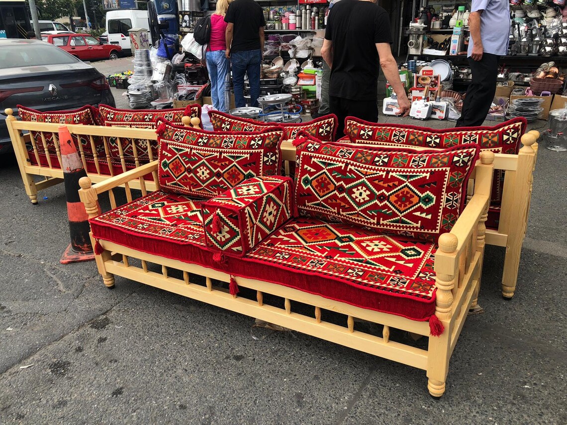 Oriental Wooden Seating Setarabic Majlis Outdoor Indoor or - Etsy