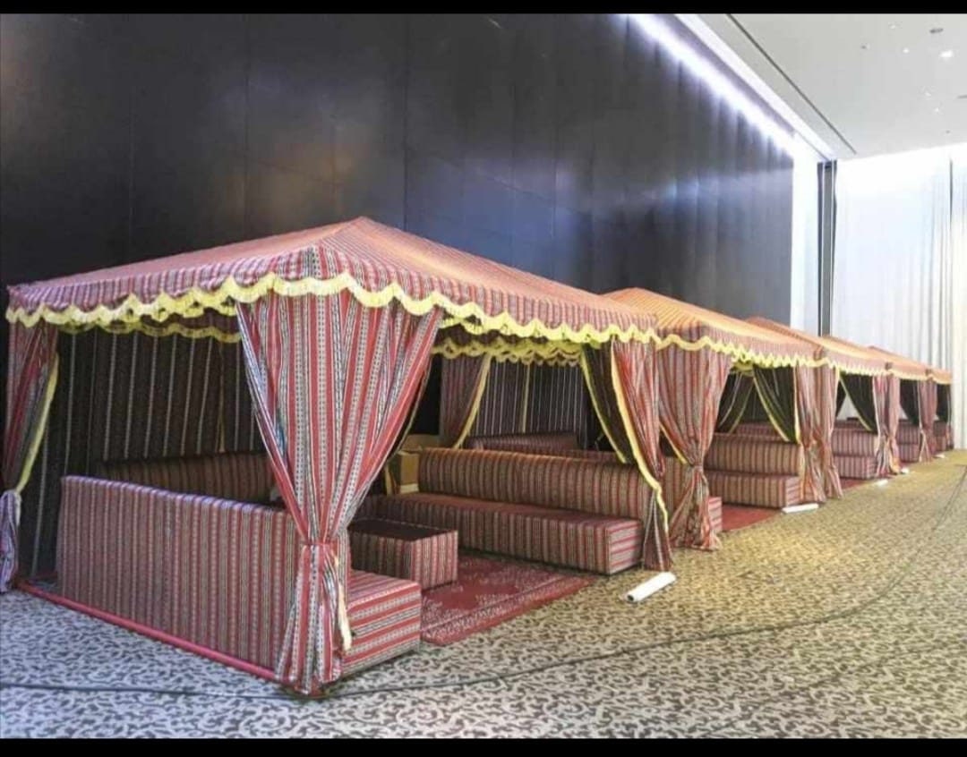 Red Oriental Arabic Majlis. Hookah Lounge Jalsa Set Floor - Etsy